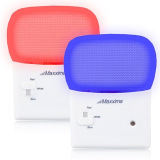 Maxxima LED Multi-Color Red White Blue Night Light with Switch and ...