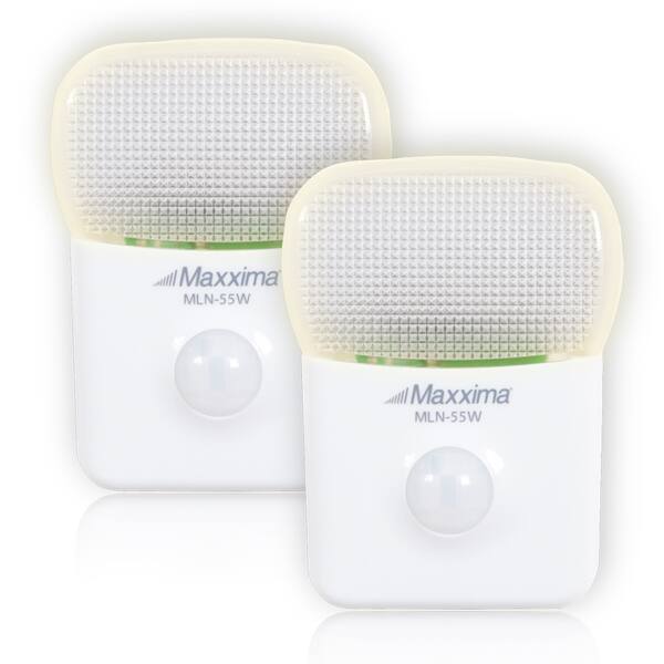 Maxxima LED Motion Activated Night Light with 5 LEDs in Warm White ...