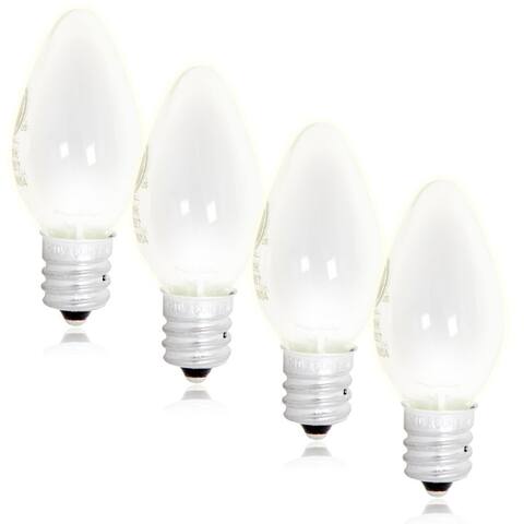Maxxima LED C7 Candelabra Night Light Replacement Bulb (Pack 4 ...