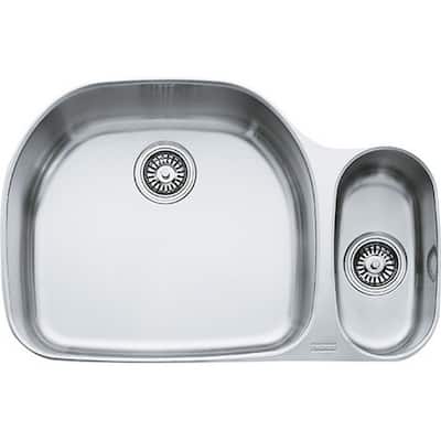 Franke PRX160 Prestige Stainless Steel Undermount Steel Kitchen Sink ...