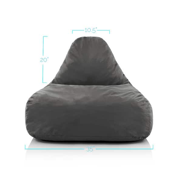 LUCID Oversized Shredded Foam Lounge Chair - Bed Bath & Beyond - 11177455