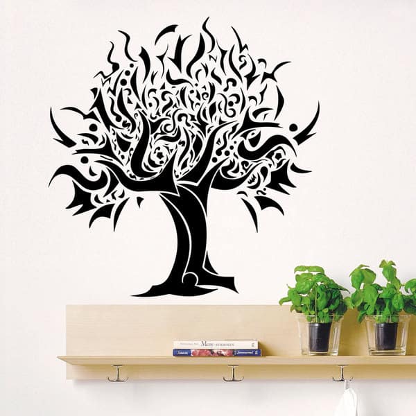 how to draw a tree on your wall