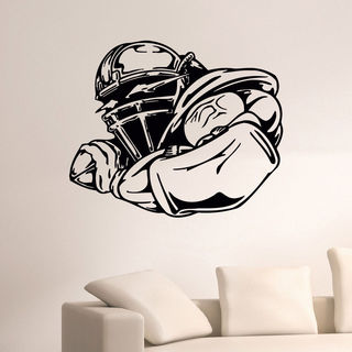 American Football Defender Wall Art Sticker Decal - Bed Bath & Beyond ...