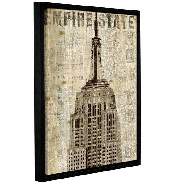 ArtWall Michael Mullan's Vintage Empire State Building, Gallery Wrapped ...
