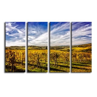 Ready2HangArt Bruce Bain 'Tuscan Landscape VIII' 4-PC Canvas Art Set ...