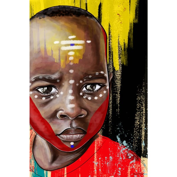 Maxwell Dickson 'Story to tell' Modern Canvas Wall Art - Bed Bath ...