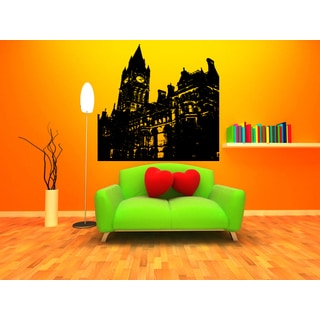 Manchester City Clock Tower Wall Art Sticker Decal - Bed Bath & Beyond ...
