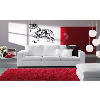 Australian Sheph looker Dog Wall Art Sticker Decal - Bed Bath & Beyond ...