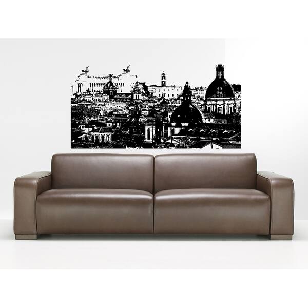 Rome Skyline City Gorgeous view Wall Art Sticker Decal - Bed Bath ...
