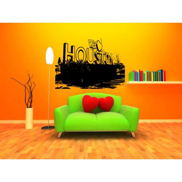We love Houston Skyline City Sights Wall Art Sticker Decal - Bed Bath ...