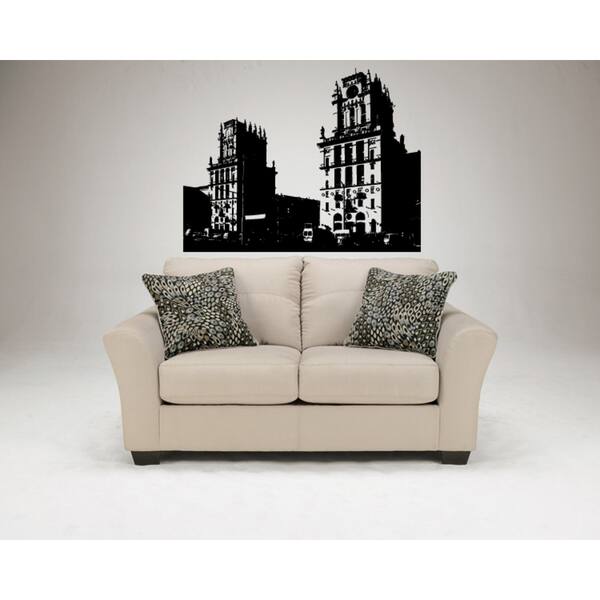 Minsk Skyline City high-rise Wall Art Sticker Decal - Bed Bath & Beyond ...