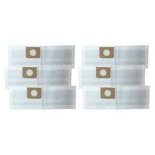6pk Replacement Bags, Fits Vacmaster VF408 Wet & Dry Vacs, 4-Gal Cap ...