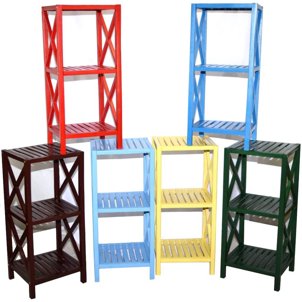 Handmade 3-tier Bamboo Rack (Vietnam) - Overstock - 11352470