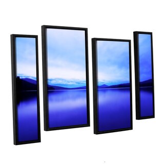 ArtWall 'Dan Wilson's Oregon-Odell Lake' 4-piece Floater Framed Canvas ...