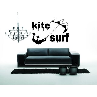 Kitesurfig wakeboarding Sport Wall Art Sticker Decal - Bed Bath ...