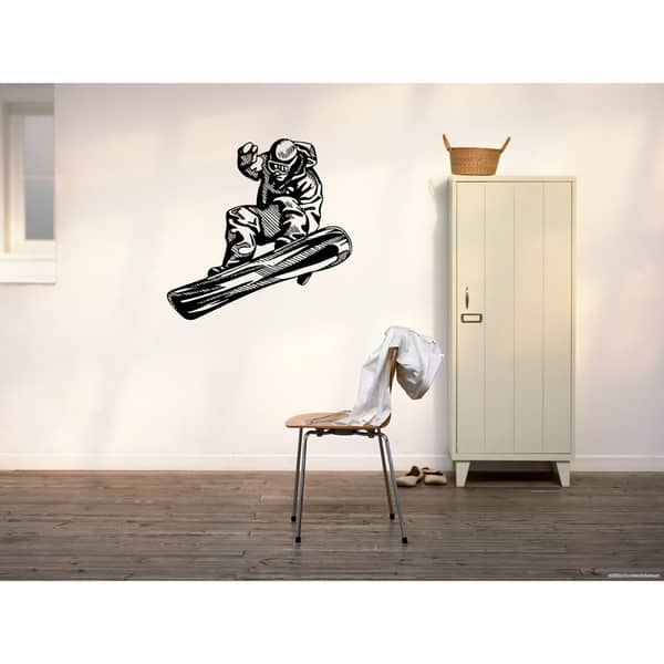 Snowboarding Wall Art Sticker Decal - Bed Bath & Beyond - 11371757