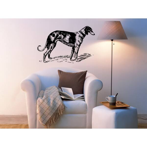 Hortaya Borzaya looker Dog Wall Art Sticker Decal - Bed Bath & Beyond ...