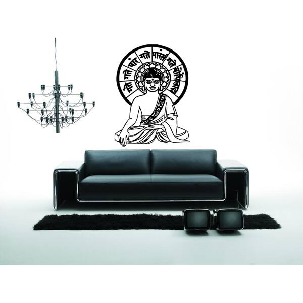 Gautama Buddhist Circle Wall Art Sticker Decal - Bed Bath & Beyond ...