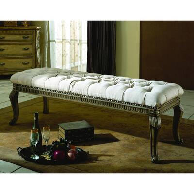 LYKE Home Barbara Bench - Overstock - 11384750