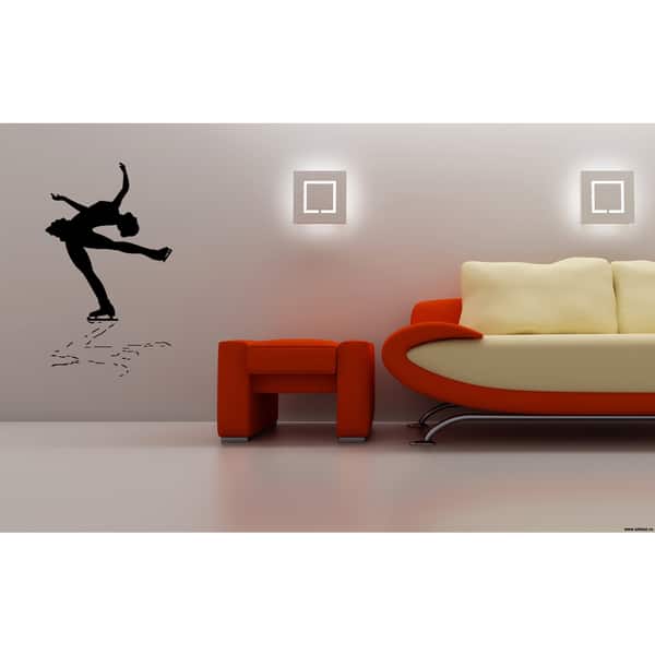 Figure Skating Beautiful Girl Wall Art Sticker Decal - Bed Bath ...