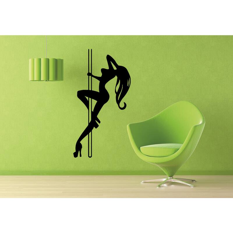 Luxury Stripper Pole Dance Strip Club Wall Art Sticker Decal Bed Bath
