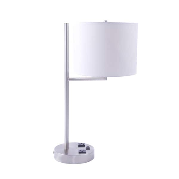 20-inch Metal Tech Table Lamp In Brushed Nickel - Bed Bath & Beyond ...