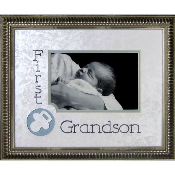 First Grandson Photo Frame - Black/White - Bed Bath & Beyond - 11414056