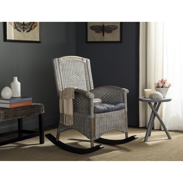 Shop Safavieh Verona Antique Grey Rocking Chair - Free Shipping Today ...