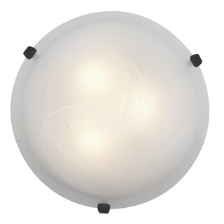 Access Lighting Mona 2-light 12 inch Rust Flourescent Flush Mount ...