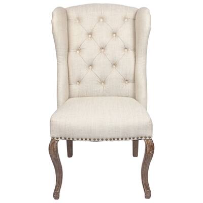 Pembridge Wingback Chair - Cream - Overstock - 11446448