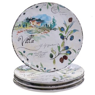 Certified International Villa 10.75" Dinner Plates (Set of 4) - Bed ...