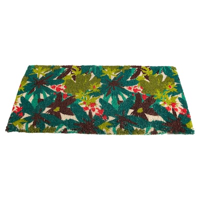 TAG Tropical Floral Estate Coir Mat - Overstock - 11453907