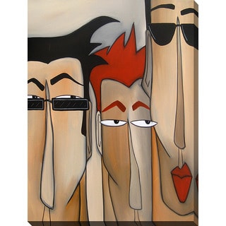 Tom Fedro 'Faces #555' Giclee Print Canvas Wall Art - Bed Bath & Beyond ...