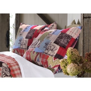 Greenland Home Fashions Rustic Lodge Pillow Sham Set - Bed Bath ...