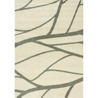 Magnus Grey/ Cream Tree Branch Rug (7'10 x 10'10) - 7'10" x 10'10 ...