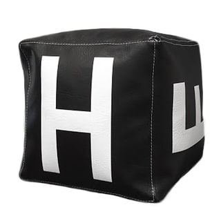 Inno-Block 12-inch Block with 7-inch White Letters in Black Vinyl - Bed ...