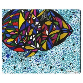 Oliver Gal 'MANUEL ROMAN - Cuttlefish' Abstract Wall Art Canvas Print ...