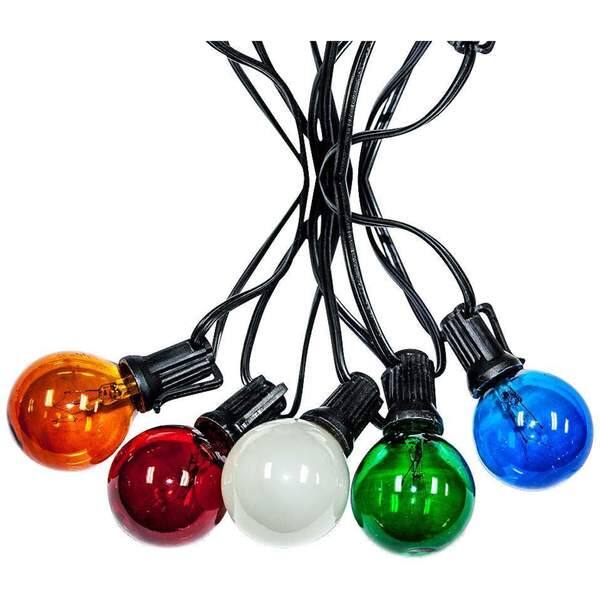 colored party light bulbs