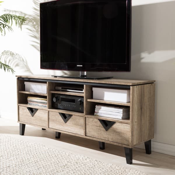 Baxton Studio Spyros Modern and Contemporary 55-inch TV Stand - Bed ...