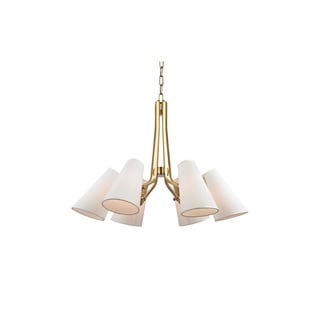 Hudson Valley Patten 6-light Aged Brass Chandelier - Bed Bath & Beyond ...