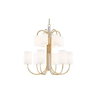 Hudson Valley Junius 12-light Aged Brass Chandelier - Bed Bath & Beyond ...
