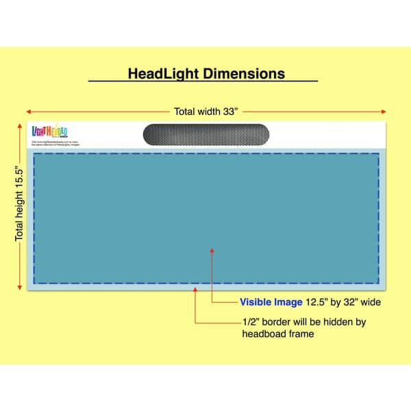 Lightheaded Beds HeadLightz Outer Space Image Panel - Bed Bath & Beyond ...