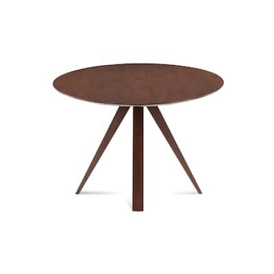 Saloom Nova 42 Round Maple Strata Texture Top Custom Dining Table in ...