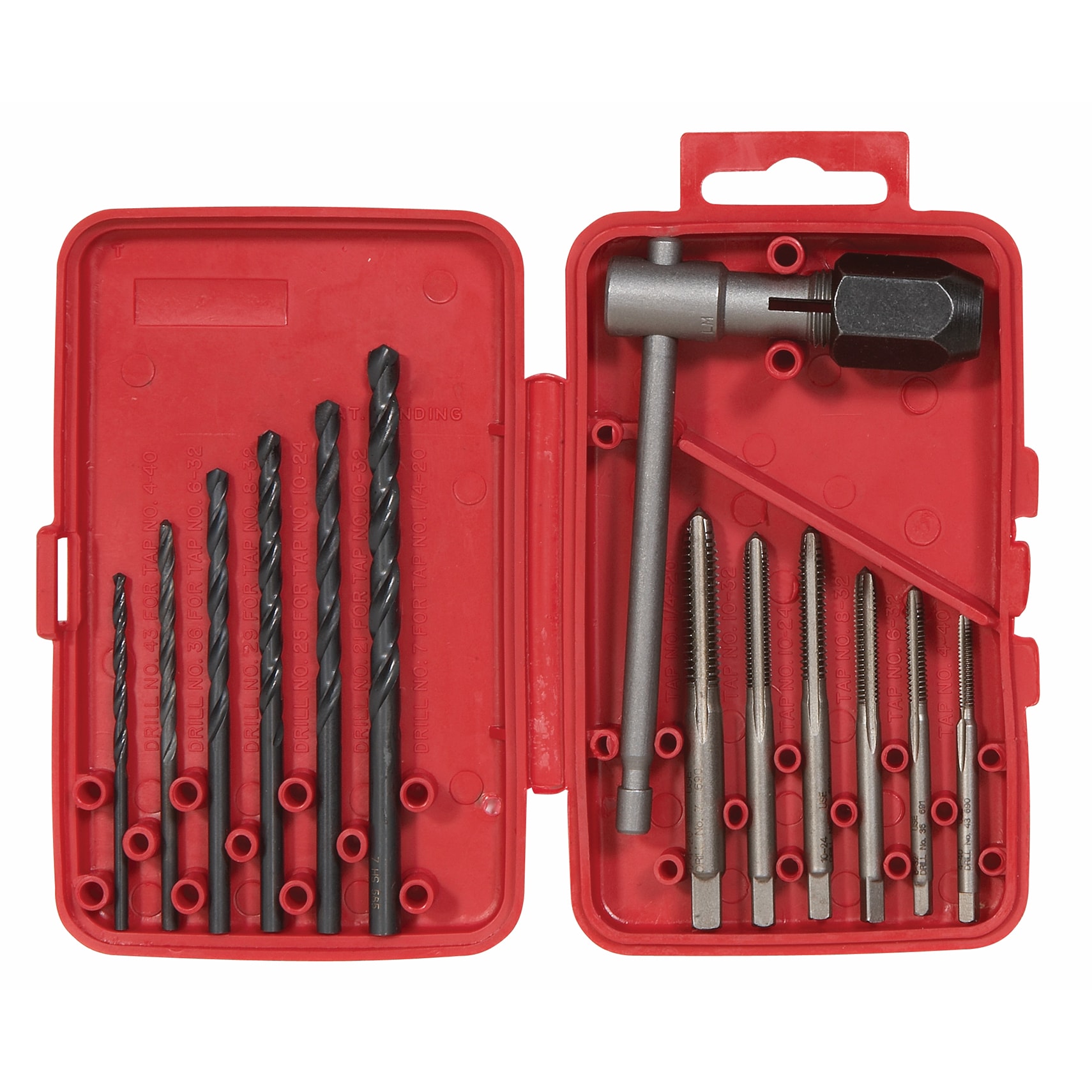 Vermont American 21698 High Carbon Steel Tap and Drill Bit Set 13 piece Bed Bath Beyond 11528244