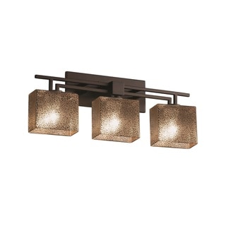 Justice Design Fusion Aero 3-light Dark Bronze Bath Bar, Mercury ...