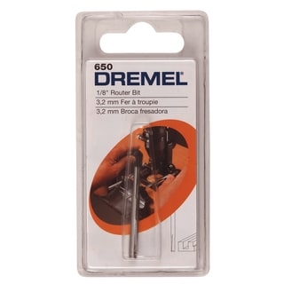 Dremel 650 0.25-inch Straight Router Bit - Bed Bath & Beyond - 11530941