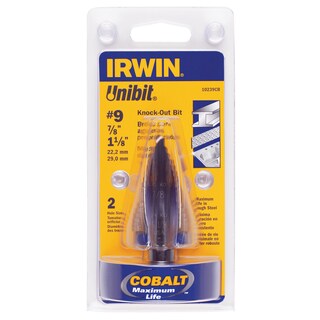 Irwin 10239 #9 Unibit Drill Bit 2 Hole Sizes - Bed Bath & Beyond - 11533067