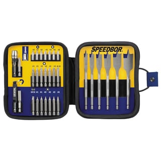 Irwin 3057031 Steel Fastener Drive Tool and Speedbor Bit Set 31-count ...