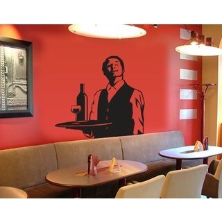 Fine Waiter Wall Decal Vinyl Art Home Decor - Bed Bath & Beyond - 11545557