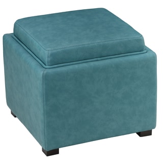 Veagan Leather Multiple Use Ottoman - Bed Bath & Beyond - 11546685